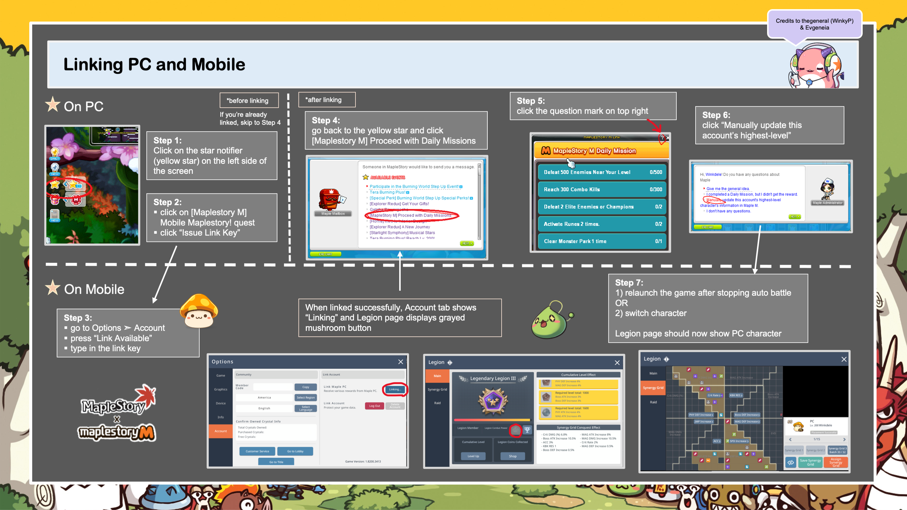 How to link mapplestory M to the PC account? : r/MapleStoryM